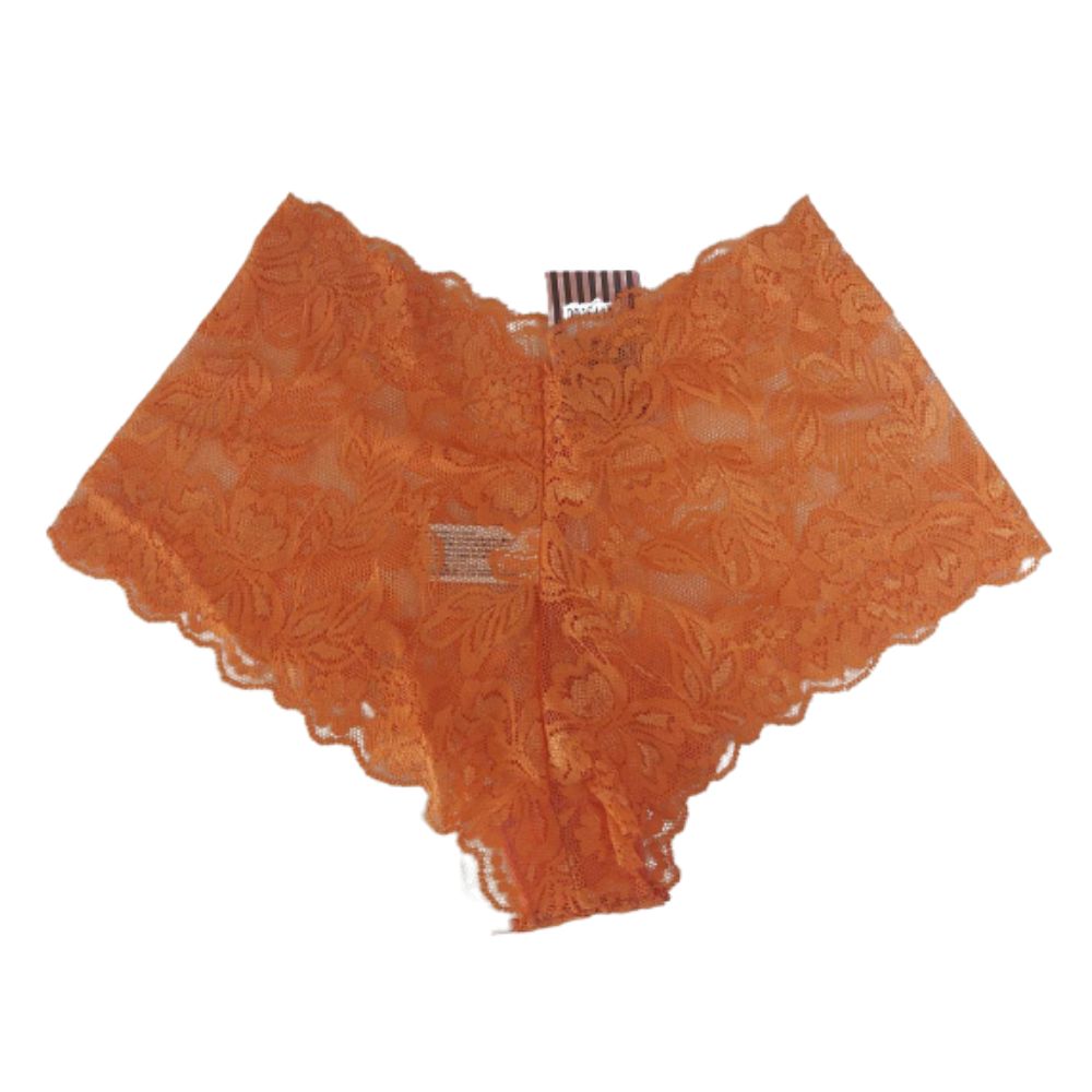 Boxer de Encaje Anaranjado Para Dama– Sensation's Sex Shop