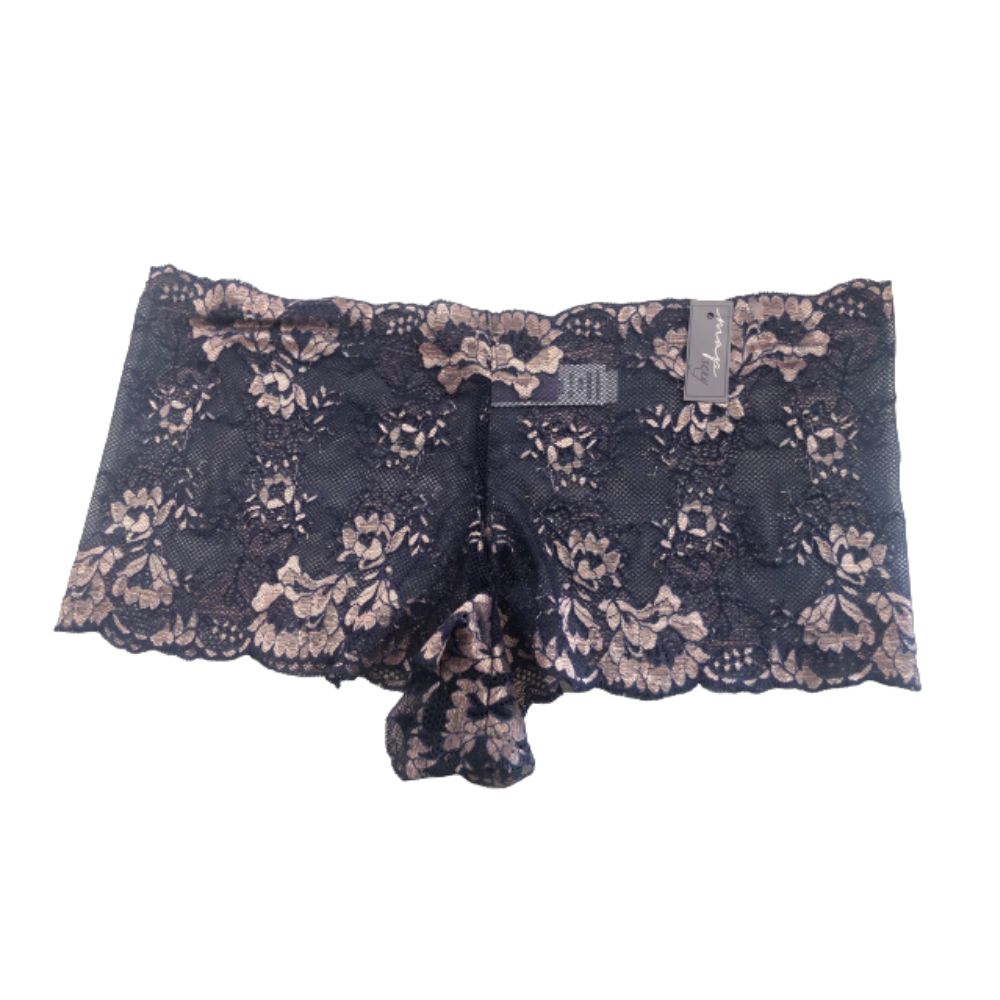 Boxer Morado de Encaje– Sensation's Sex Shop